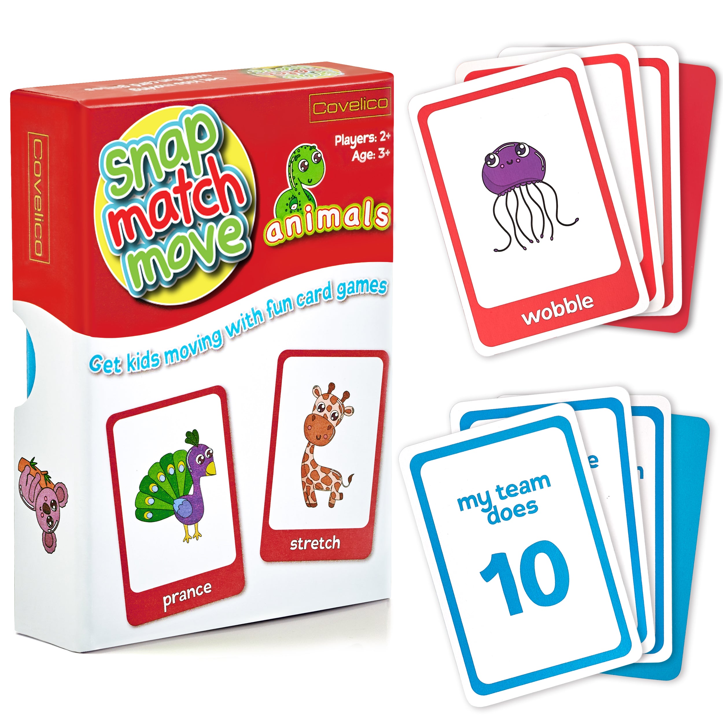 Kids Animal Movement Cards | Active Play Games | Covelico